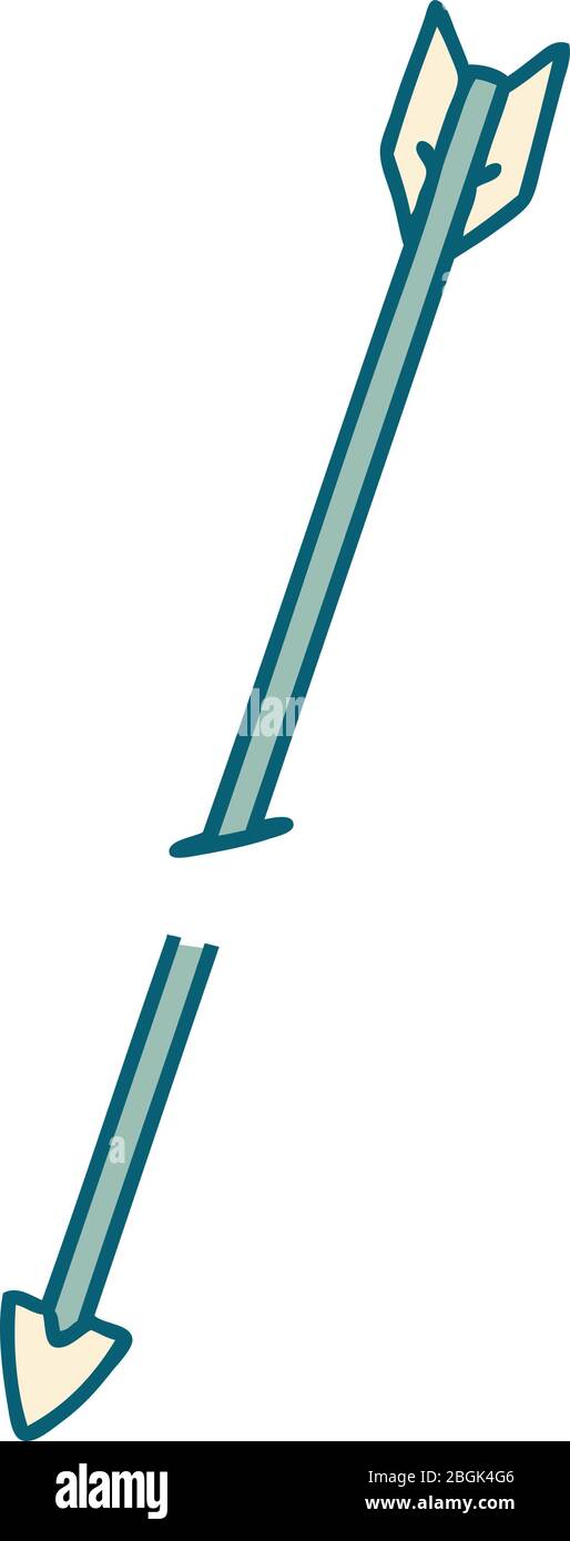 iconic tattoo style image of an arrow Stock Vector Image & Art - Alamy