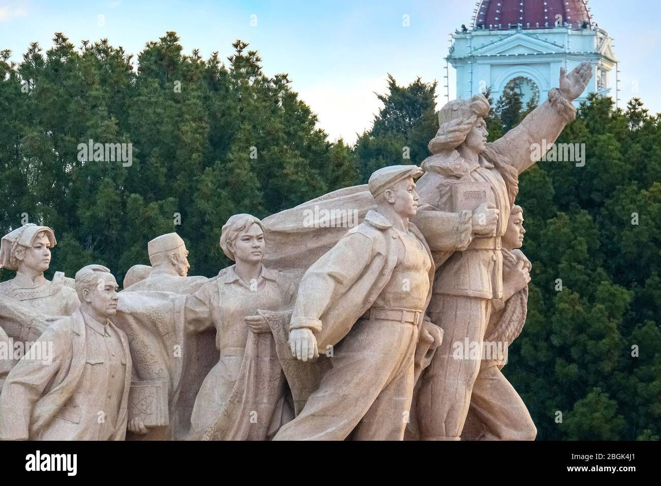 Beijing, China - Jan 17 2020: Monument's of people at Memorial Hall of ...