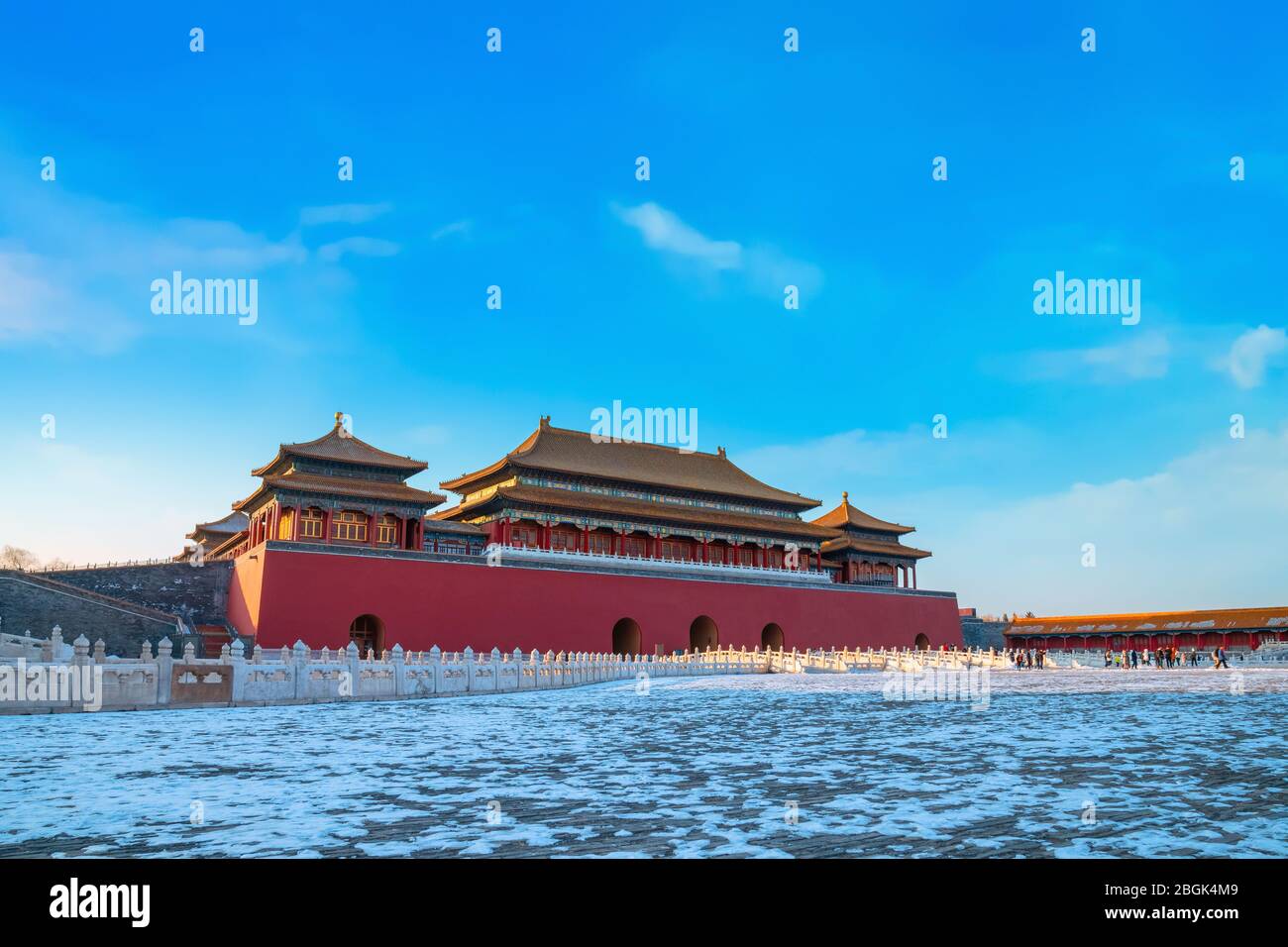 Beijing, China - Jan 9 2020: Wumen (Meridian Gate) of the Forbidden ...