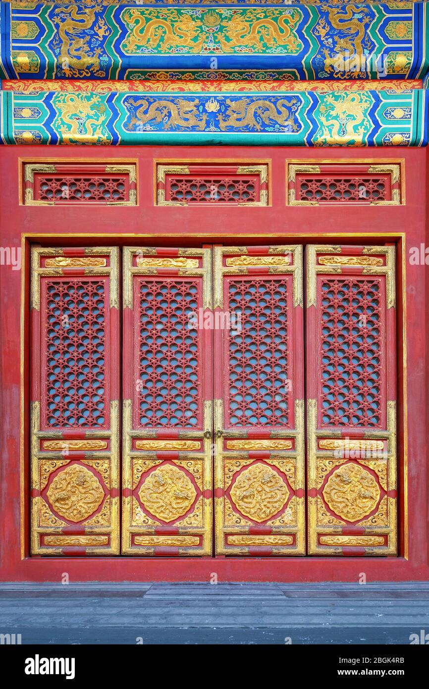 Beijing, China - Jan 9 2020: Taihedian (Hall of Supreme Harmony ...