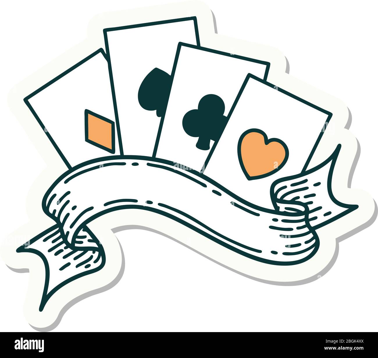 Traditional Playing Card Tattoos