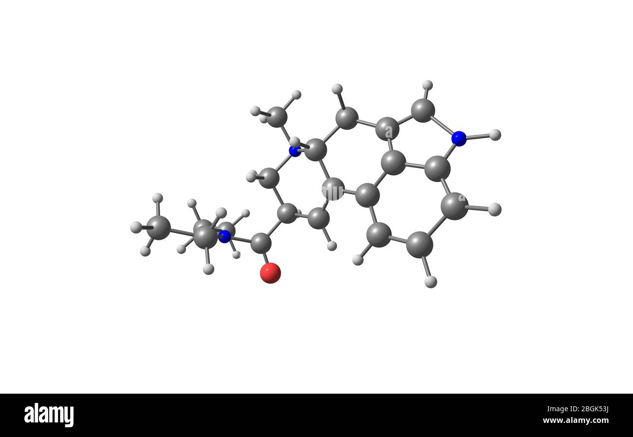 Lsd molecular model hi-res stock photography and images - Alamy