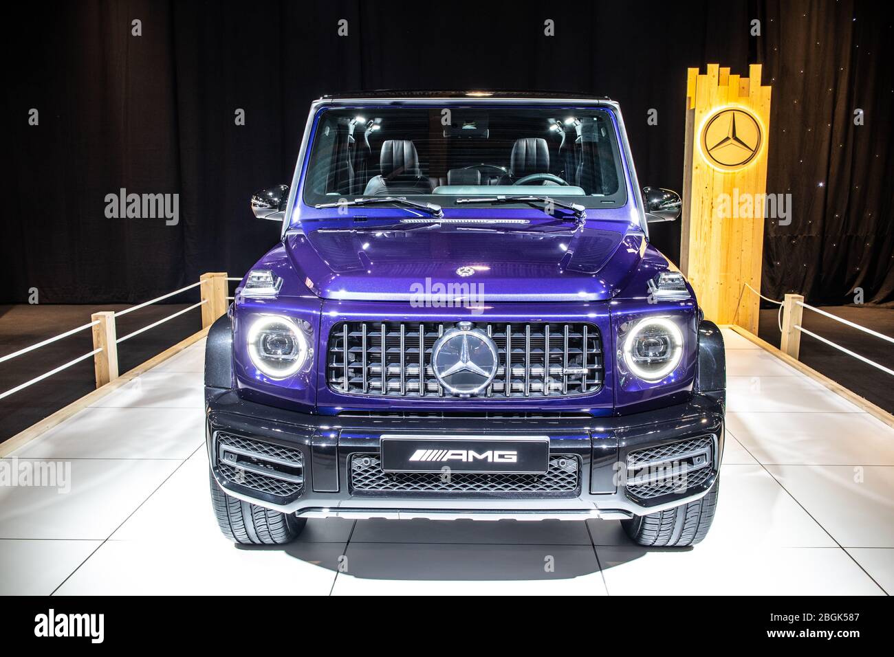 Brussels, Belgium, Jan 2020 Mercedes-AMG G 63 Exclusive Edition ...