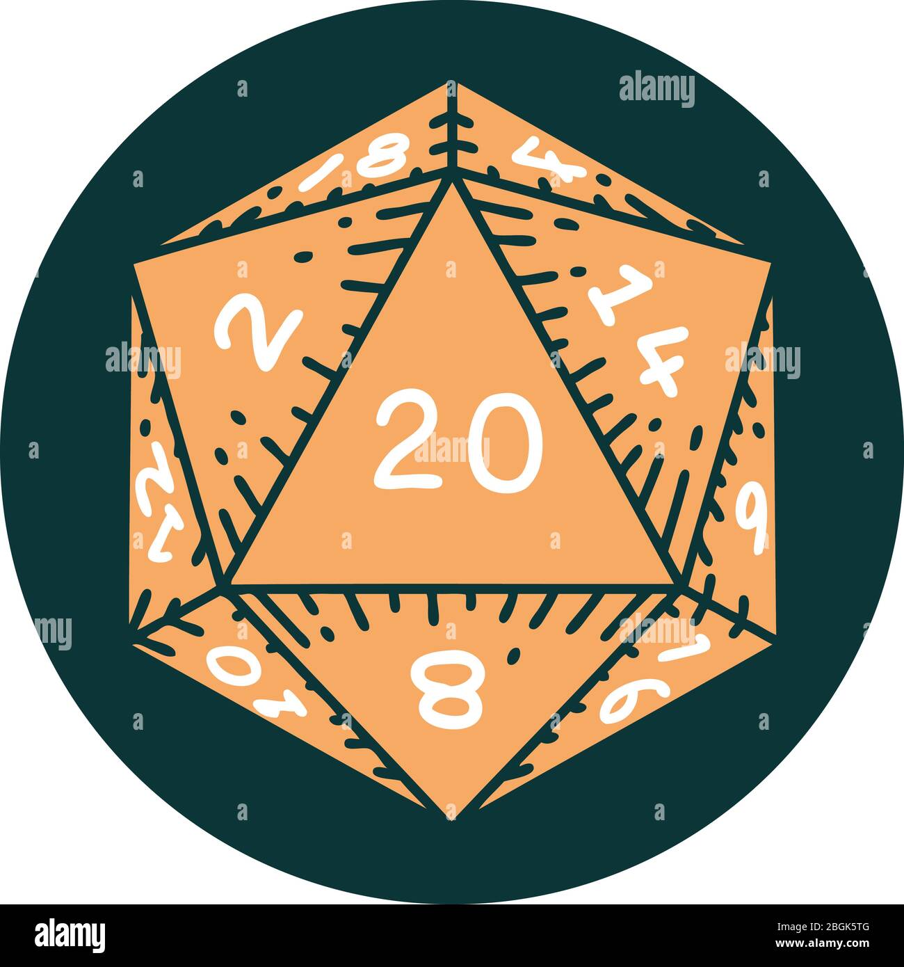 Dungeons dragons dice Stock Vector Images - Alamy