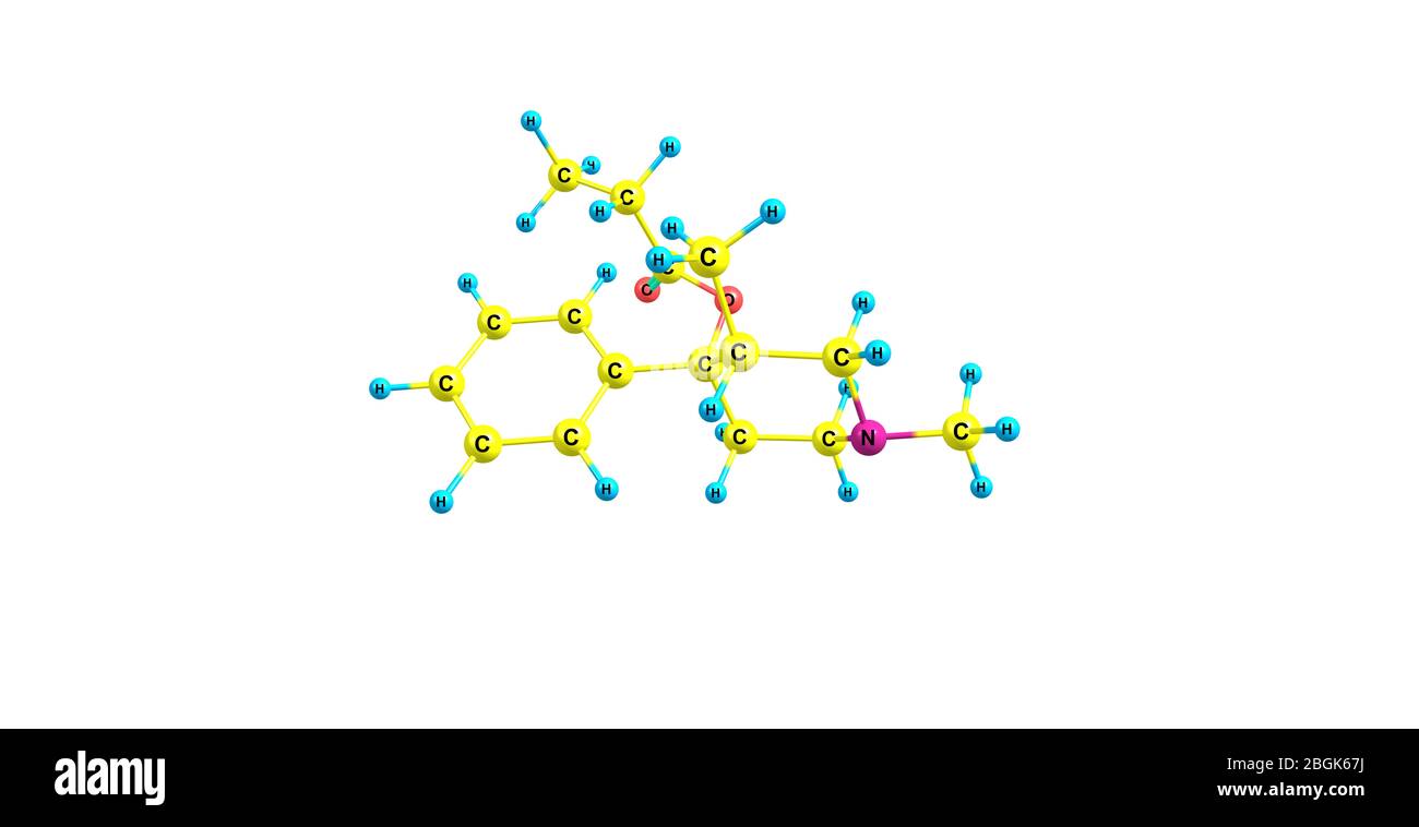Prodine - Prisilidine - molecular structure. It is an opioid analgesic ...