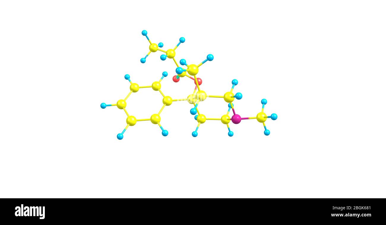 Prodine - Prisilidine - molecular structure. It is an opioid analgesic ...