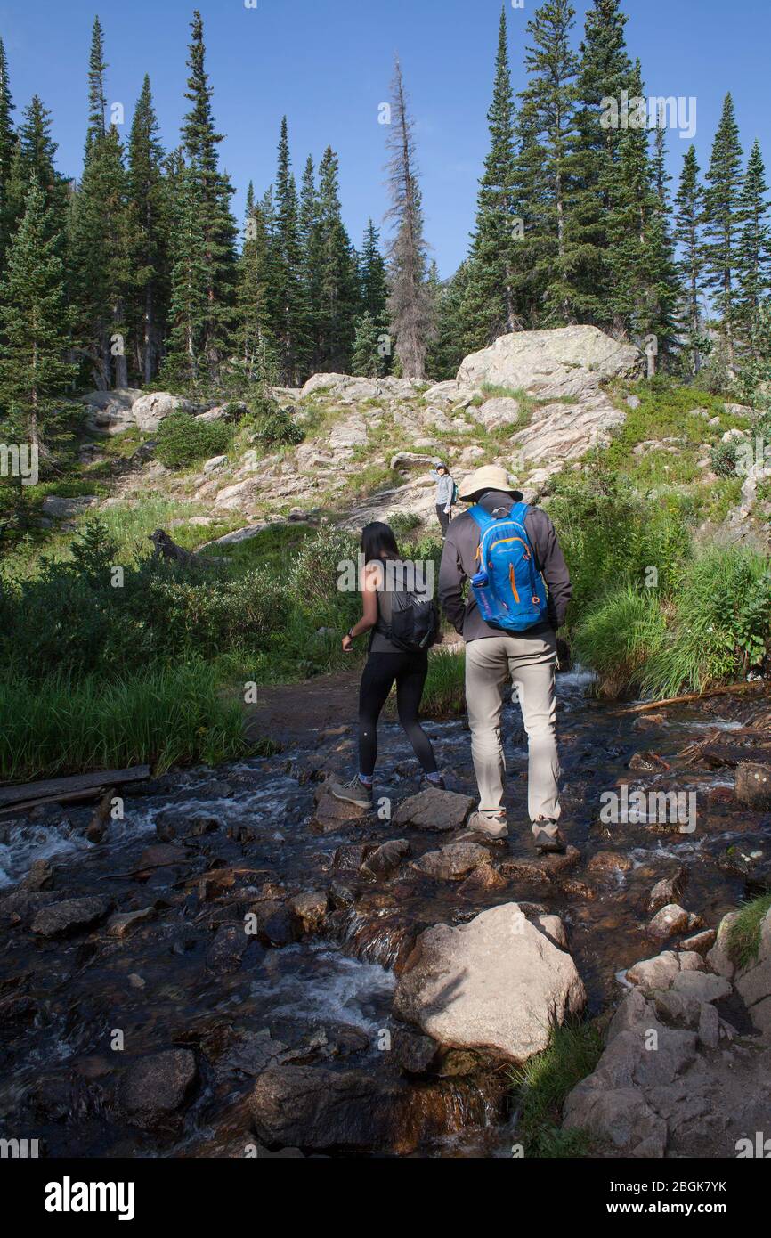 Colorado hiking trails Stock Photo - Alamy