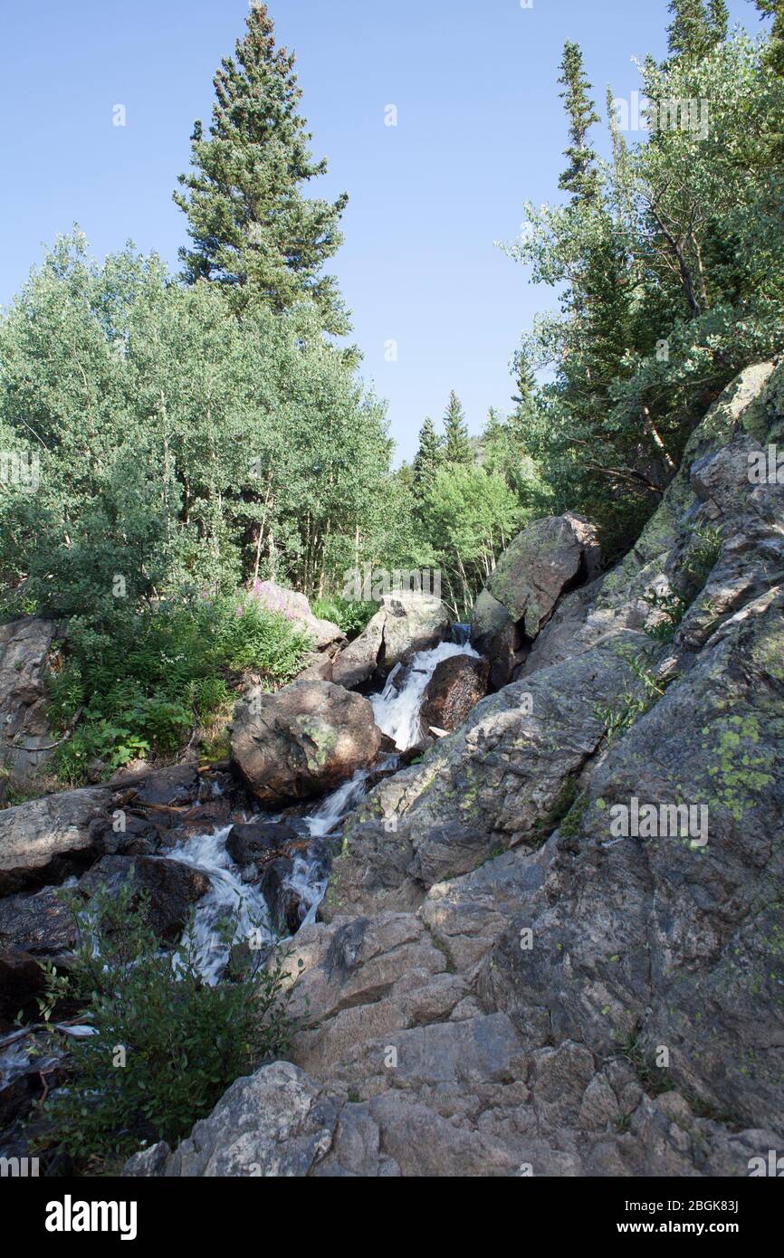 Colorado hiking trails Stock Photo - Alamy