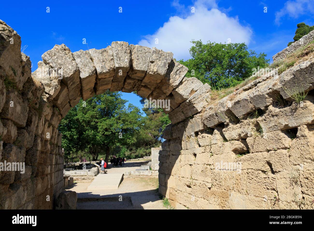 The Crypt, Ancient Olympia, Peloponnese, Greece, Europe Stock Photo - Alamy