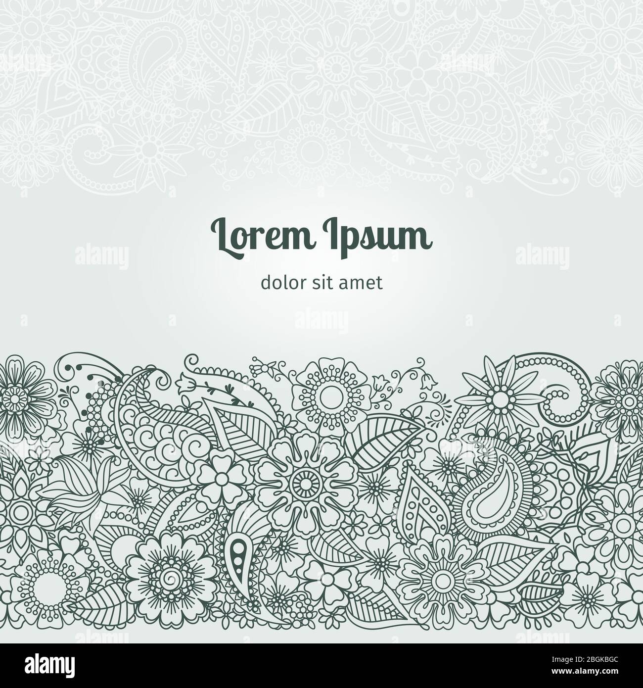 Mehndi vector Stock Vector Images - Alamy