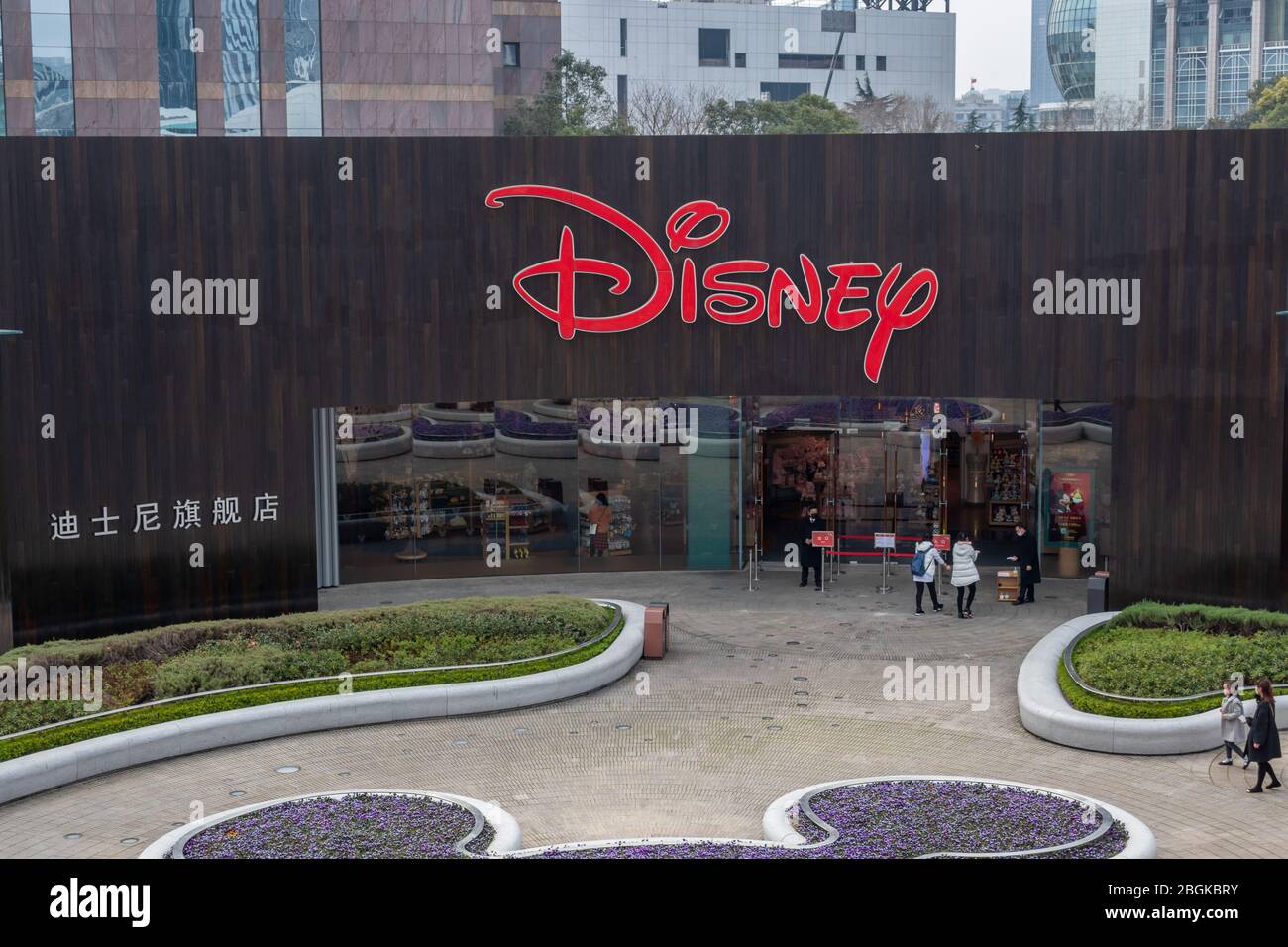 The Disney flagship store, which locates at the Bund near the Oriental ...
