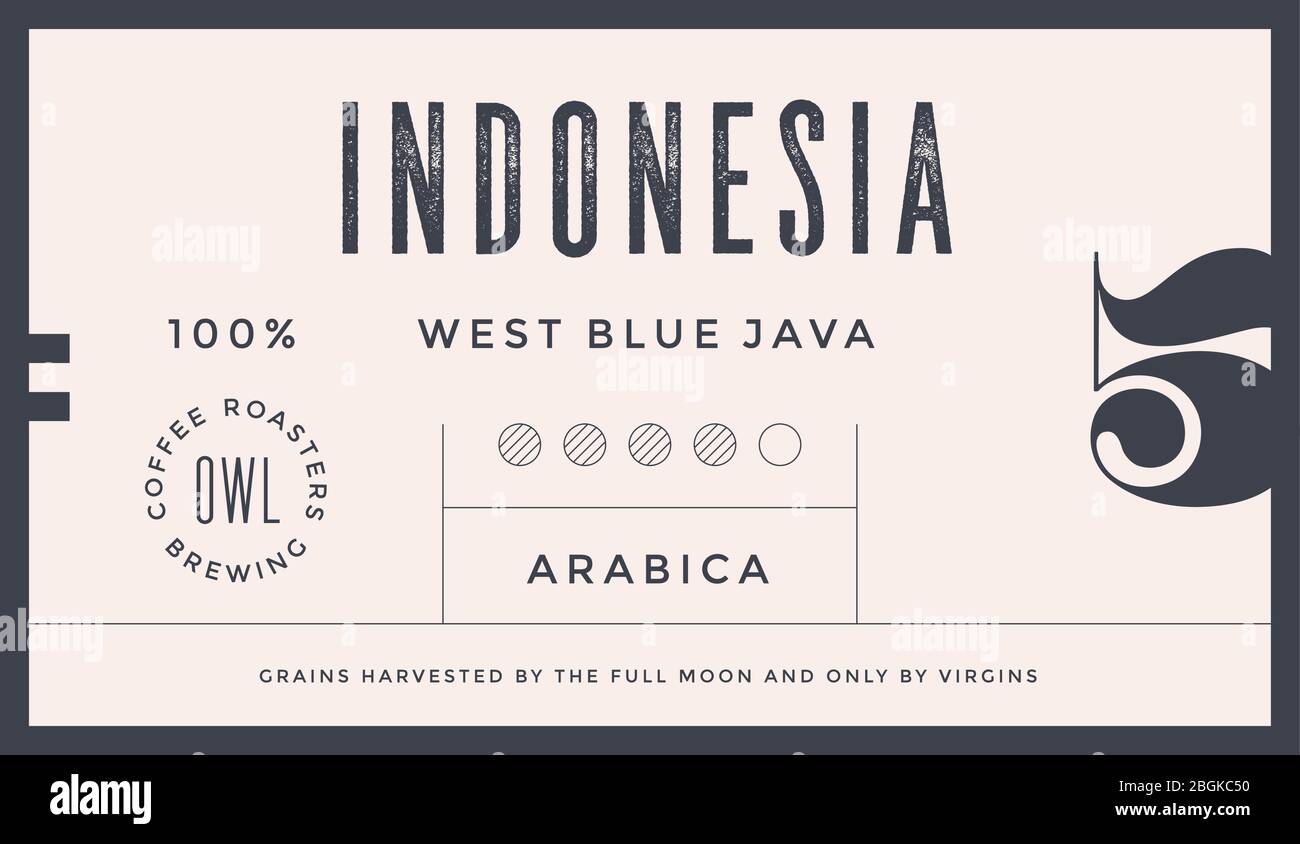 Minimal Label. Typographic modern vintage label Stock Vector Image ...