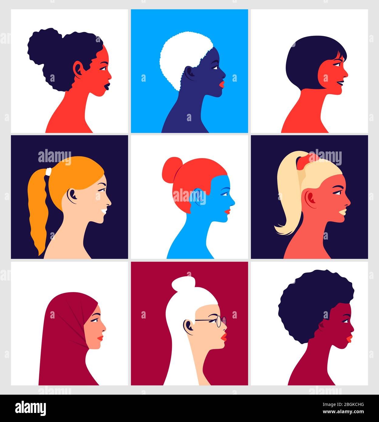 Multicultural design Stock Vector Images - Alamy