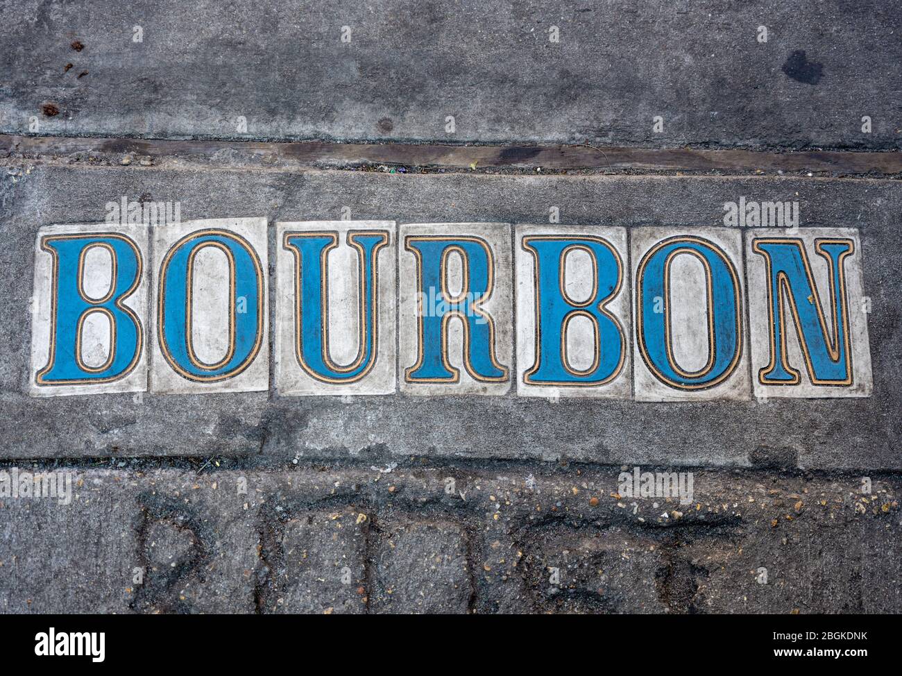 Bourbon street tiles hi-res stock photography and images - Alamy