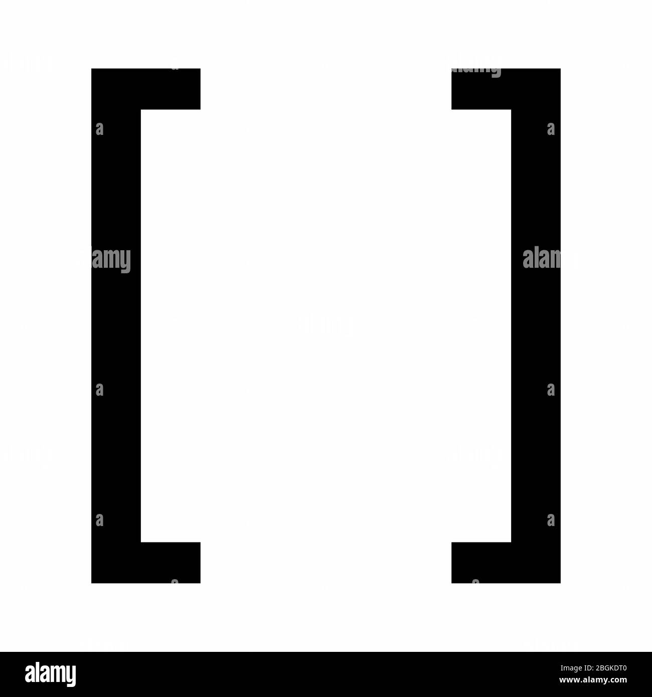 Bracket Stock Vector Images - Alamy