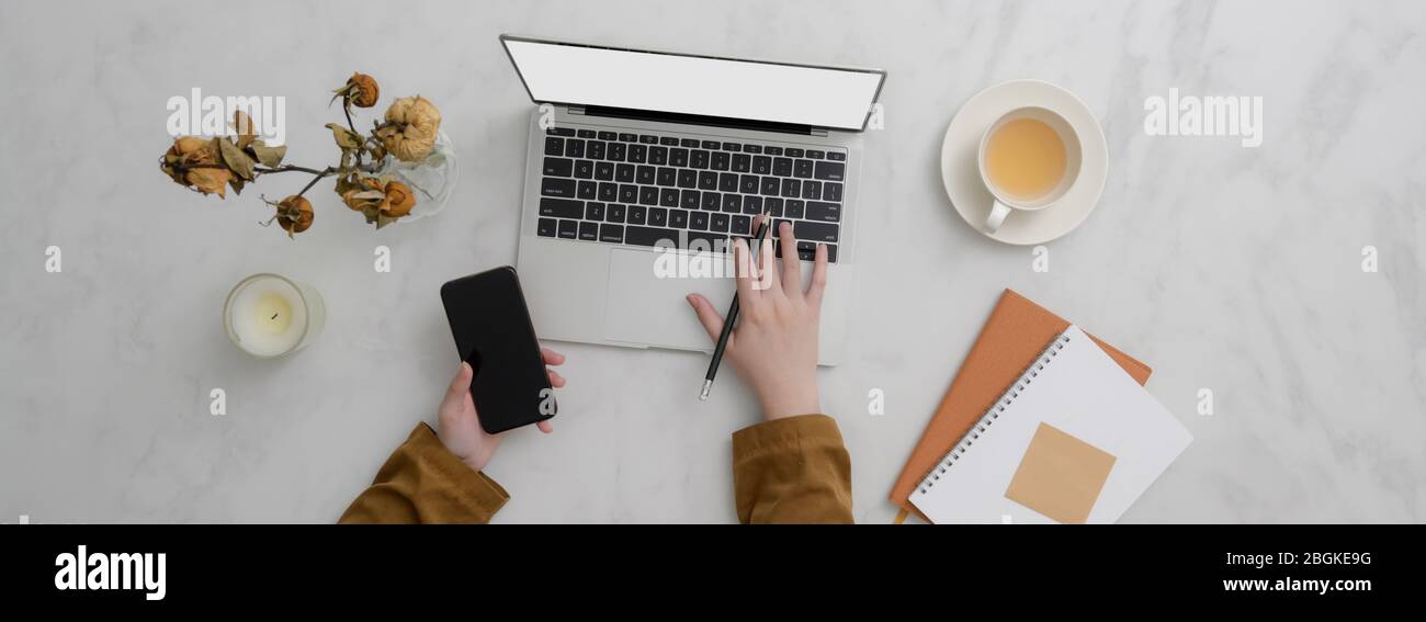 Overhead shot female college hi-res stock photography and images - Alamy