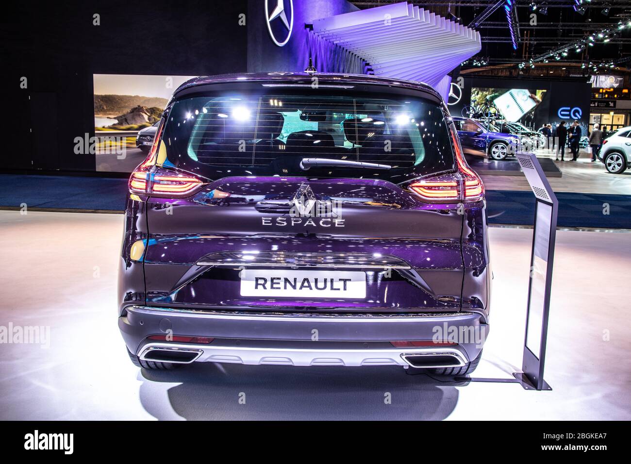 Brussels, Belgium, Jan 2020 Renault Espace V, Brussels Motor Show ...