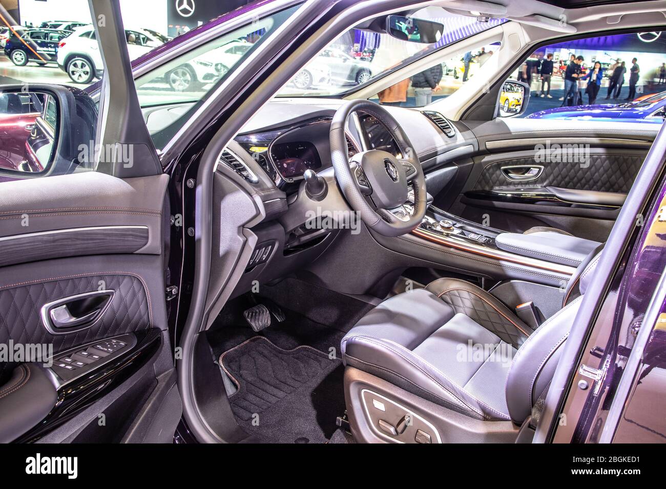 Brussels, Belgium, Jan 2020 Renault Espace V, Brussels Motor Show ...