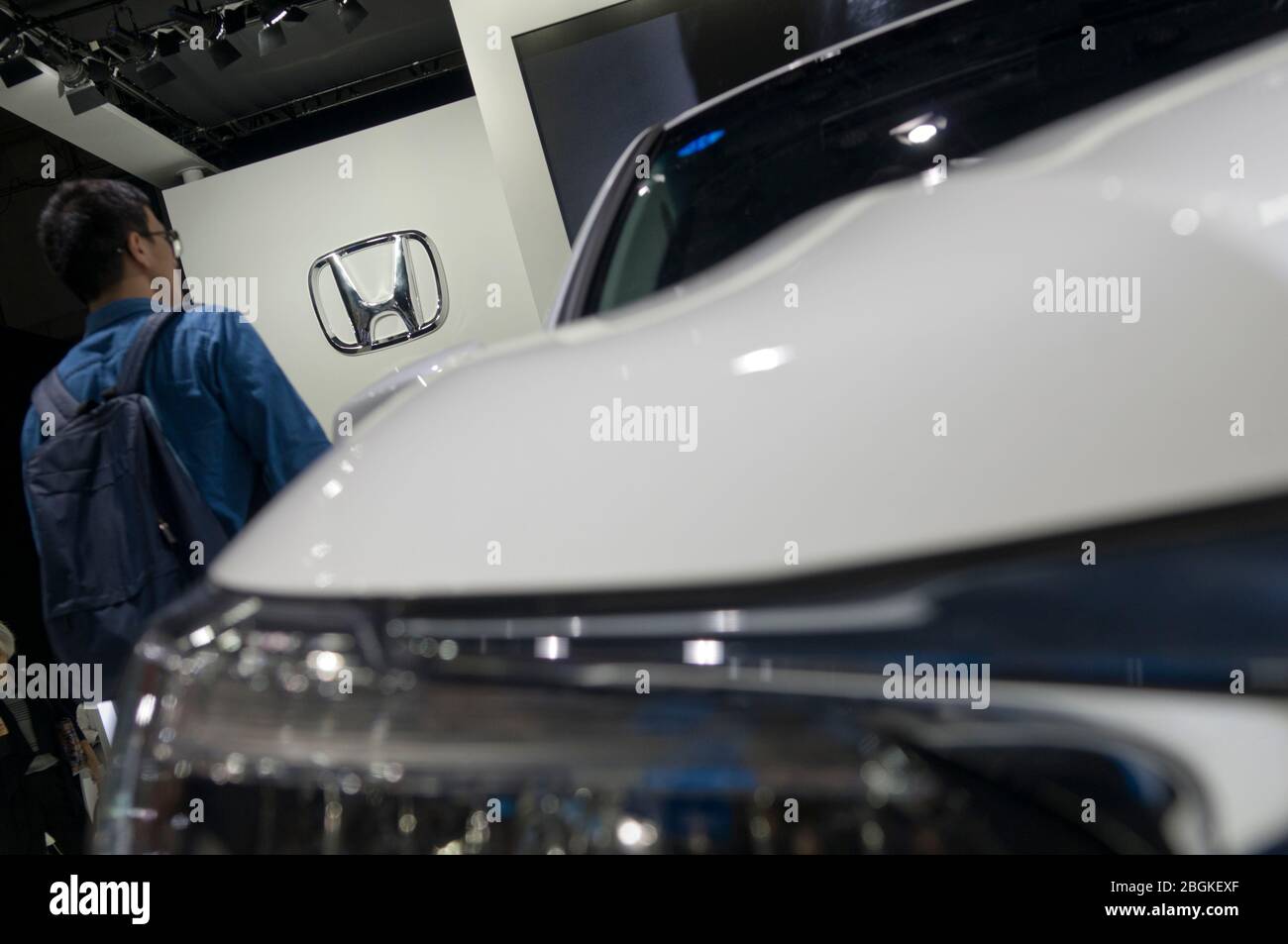 Honda booth hi-res stock photography and images - Alamy
