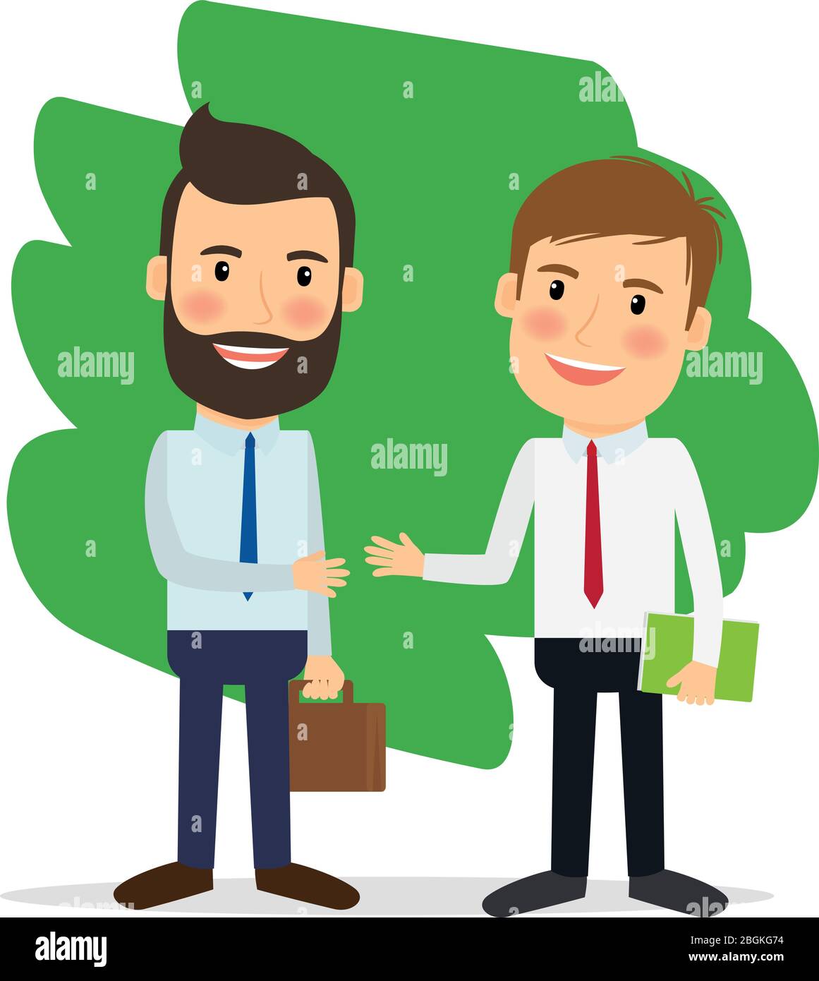 Business deal. Business people shaking hands or Achiving agreement ...