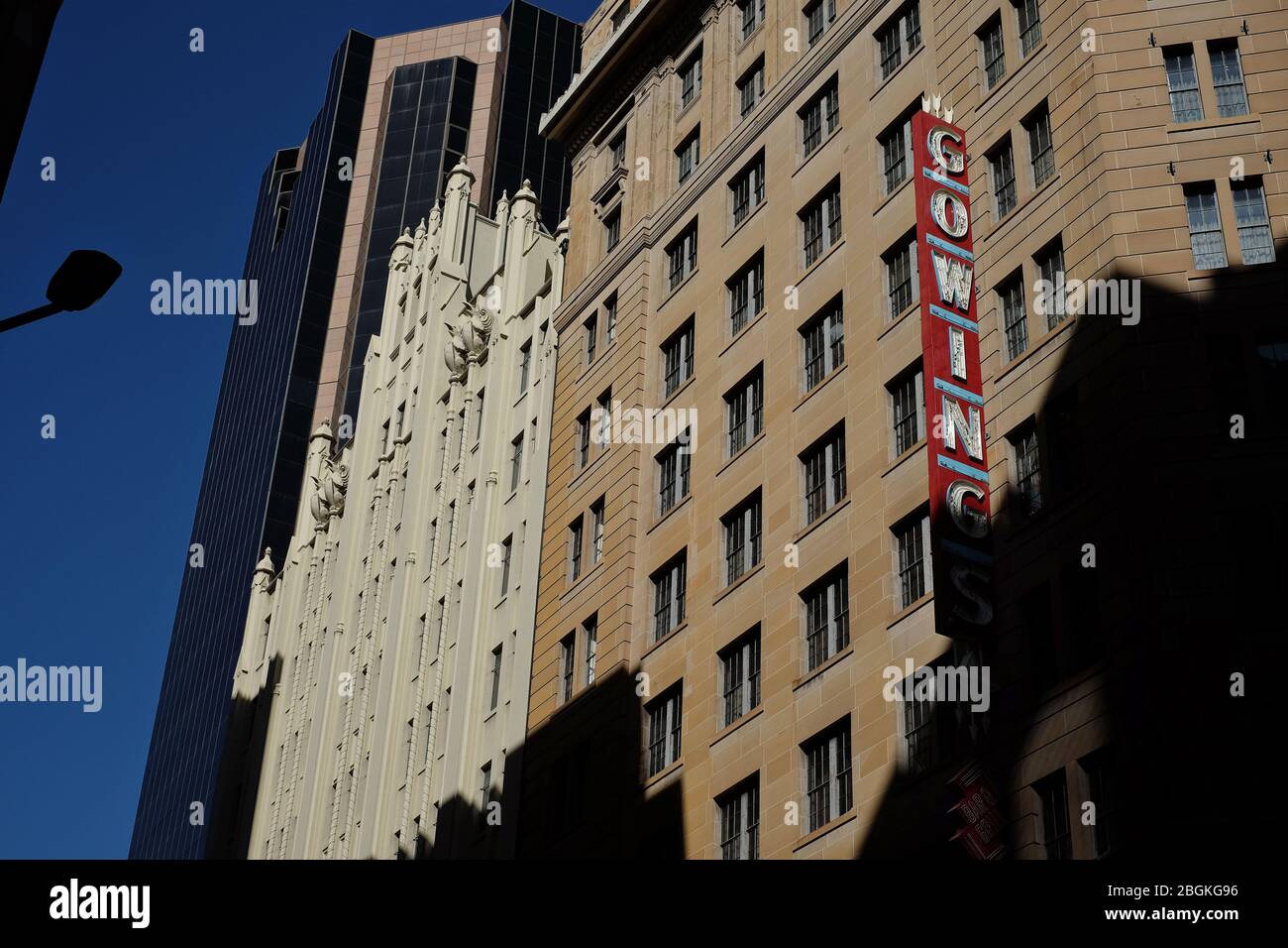 Three eras of 20 th Century architecture, the State Theatre facade ...