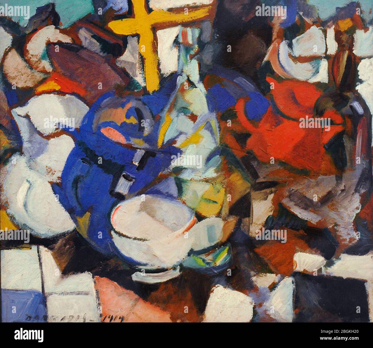Rafael Barradas (1890-1929). Pintor uruguayo. Bodegón Vibracionista ...