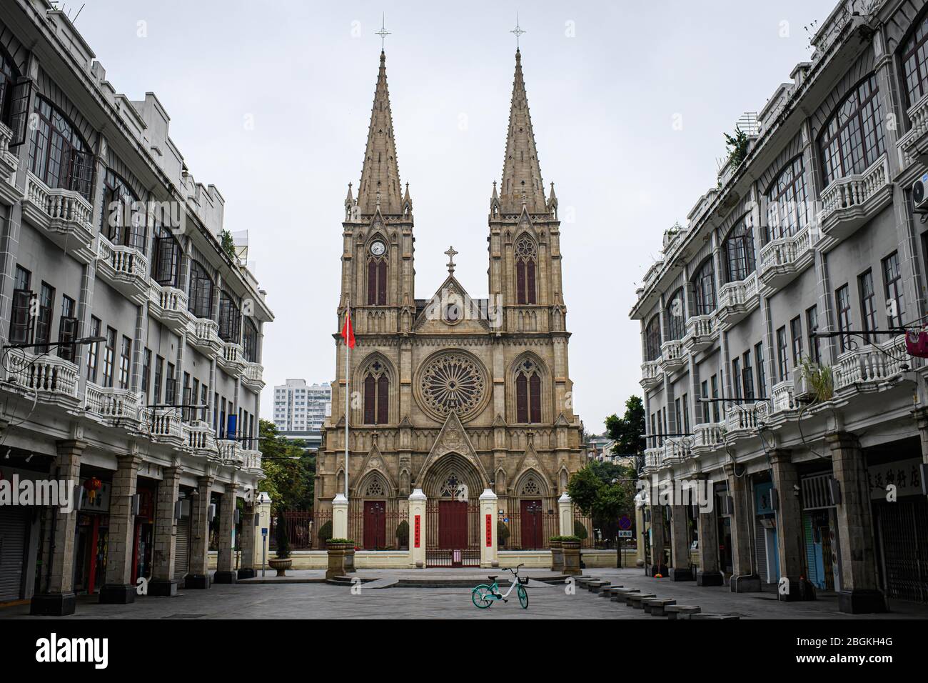 This undated photo shows the Sacred Heart Cathedral, properly the ...
