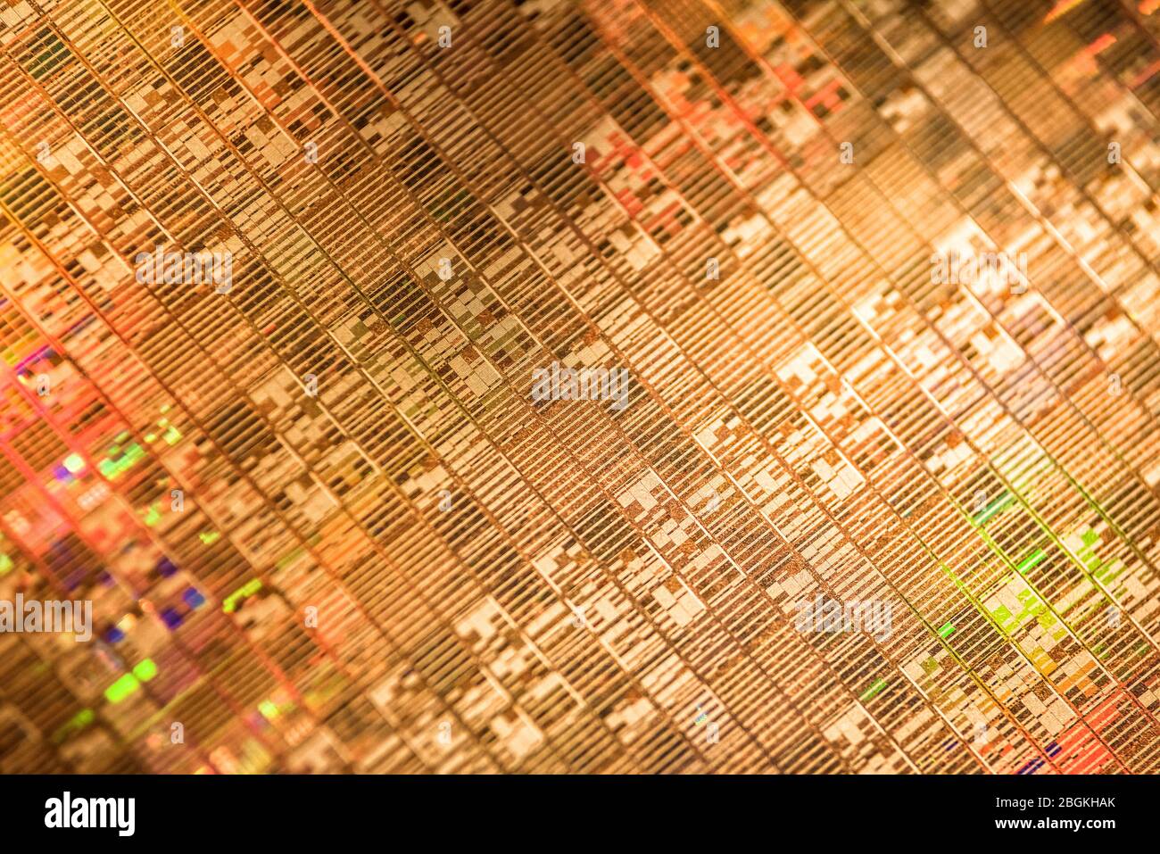close-up of Silicon wafer Stock Photo - Alamy