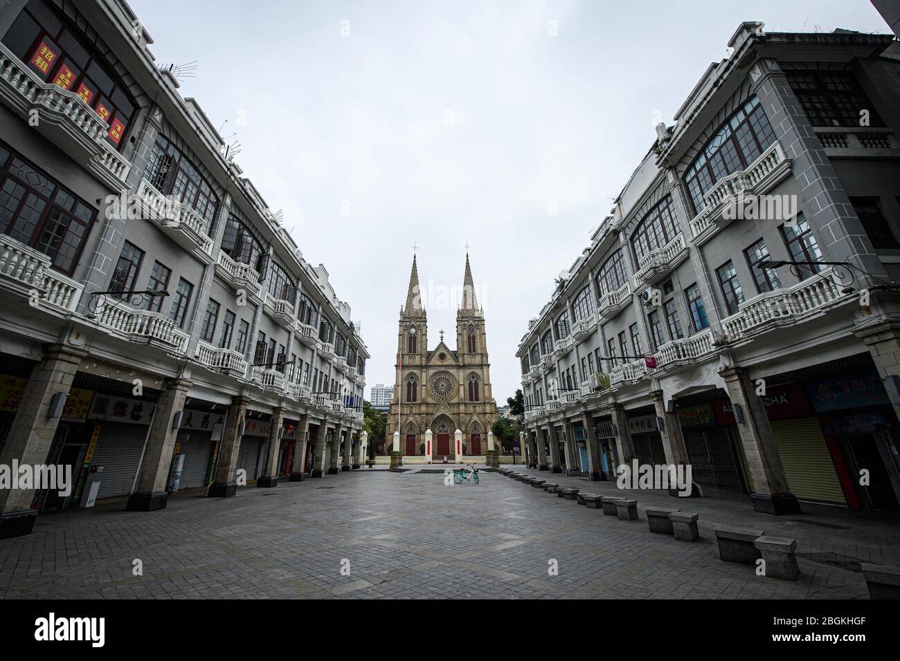 This undated photo shows the Sacred Heart Cathedral, properly the ...
