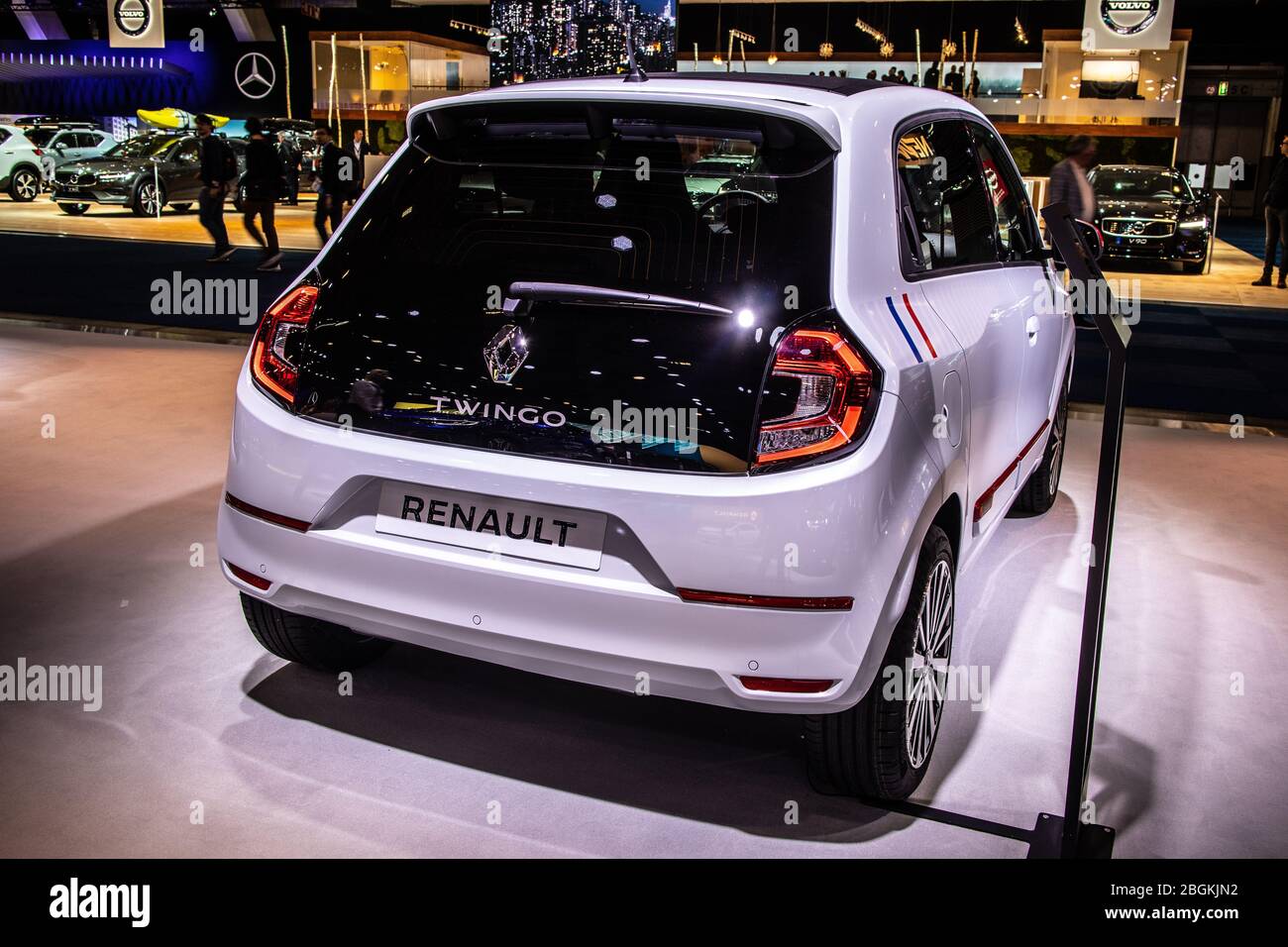 Brussels, Belgium, Jan 2020: Renault Twingo, Brussels Motor Show, third ...