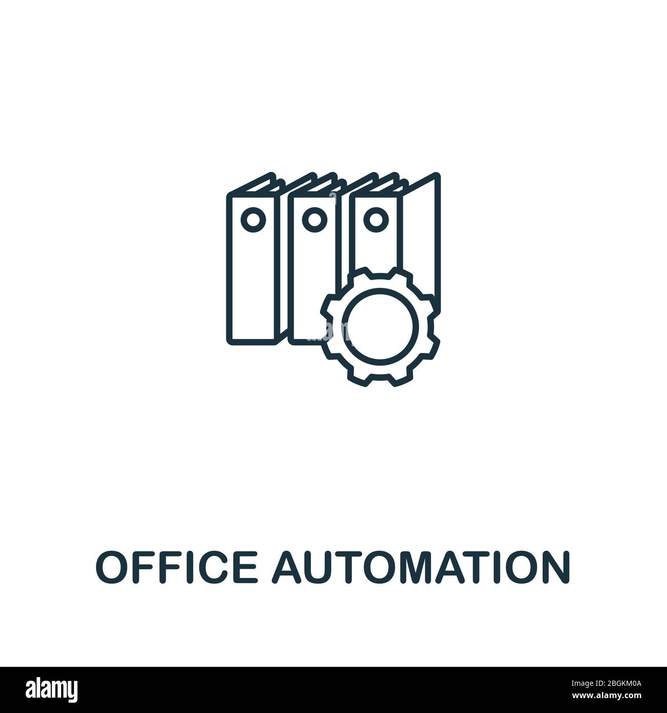 Office Automation icon from artificial intelligence collection. Simple ...