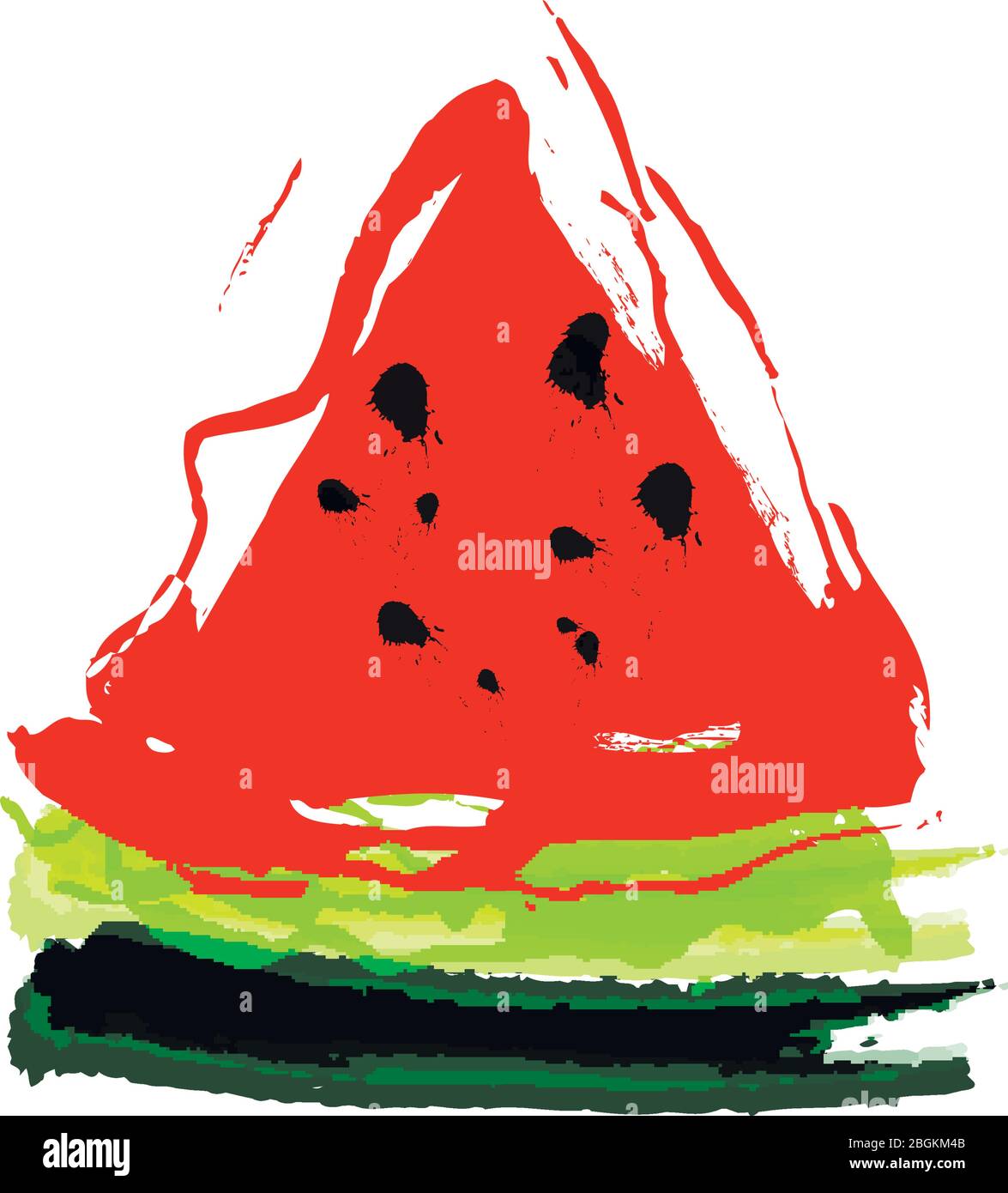 Vector illustration Isolated watermelon design Stock Vector Image & Art ...