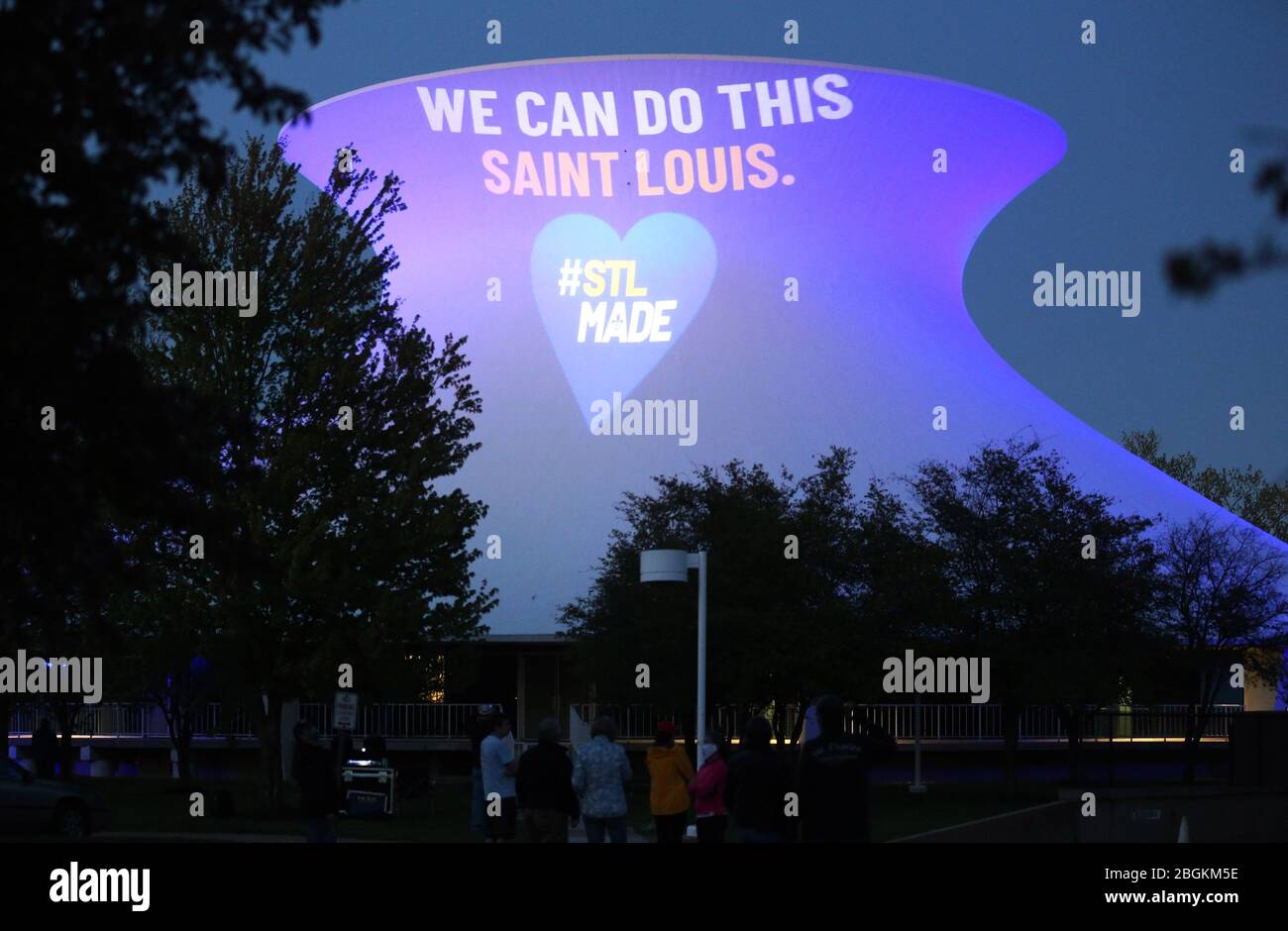 St. Louis, United States. 21st Apr, 2020. The Planetarium at the St ...