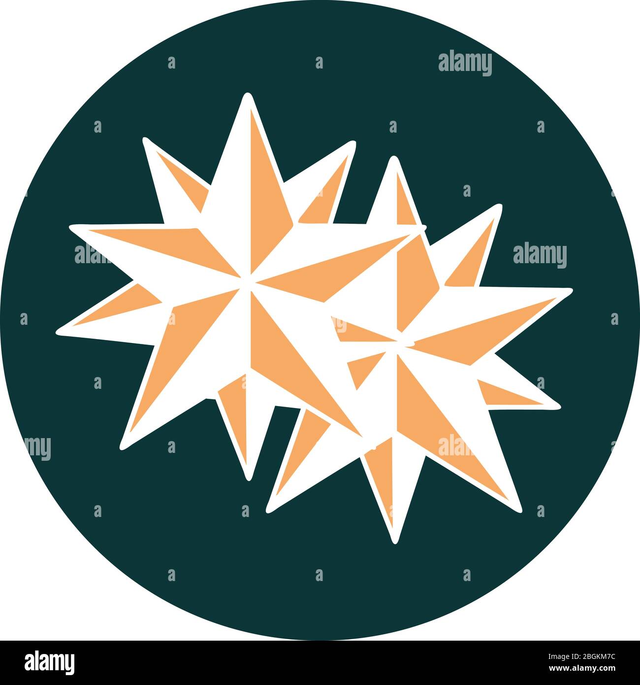 iconic tattoo style image of stars Stock Vector Image & Art - Alamy