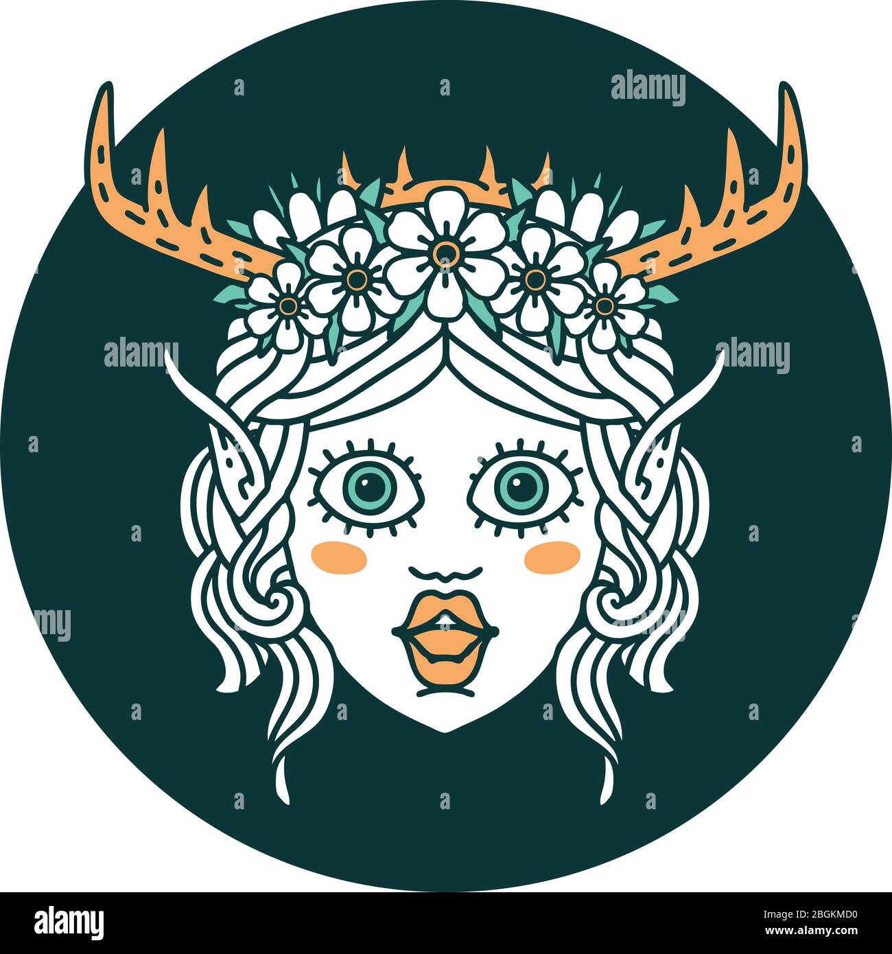 Druid vector vectors hi-res stock photography and images - Alamy