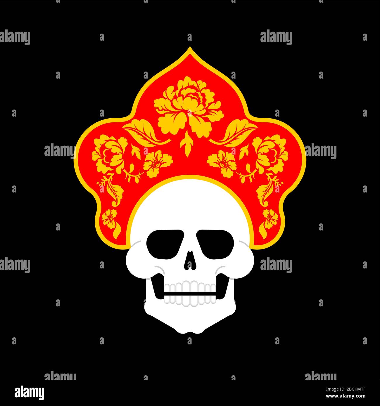 Kokoshnik vector vectors hi-res stock photography and images - Alamy