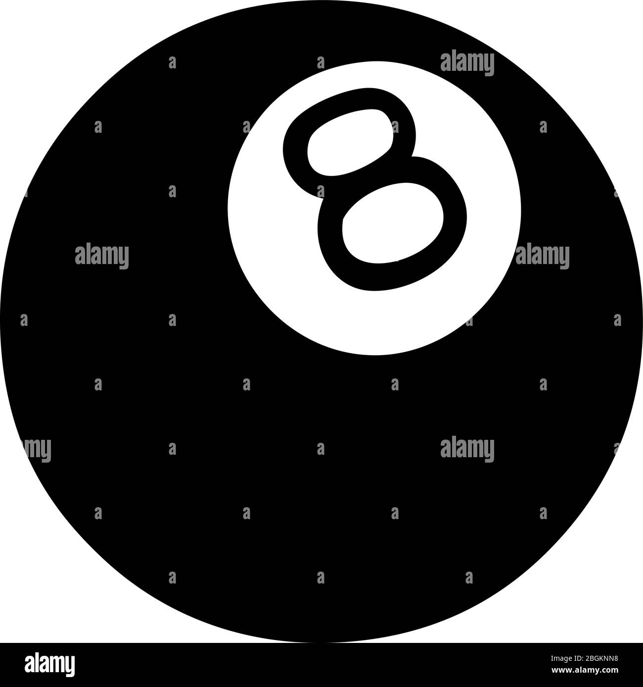 tattoo in black line style of 8 ball Stock Vector Image & Art - Alamy