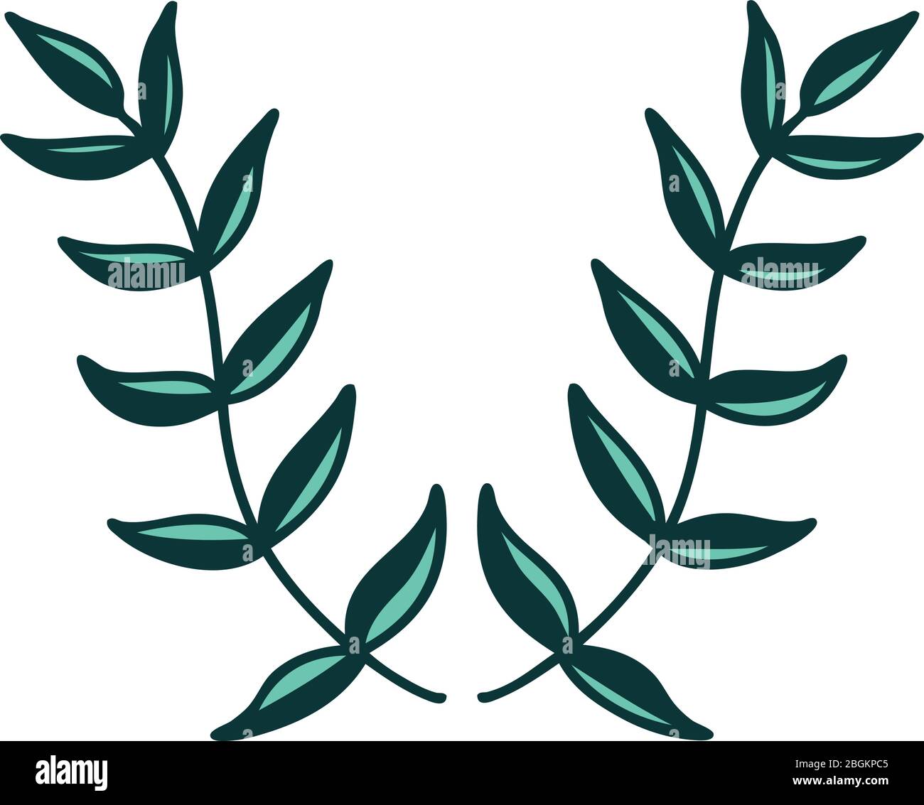 Laurel shrub Stock Vector Images - Alamy