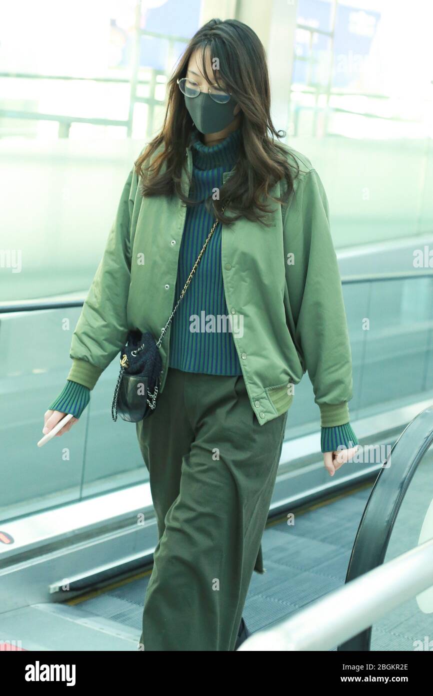 Former female Chinese volleyball player Hui Ruoqi arrives at a Beijing ...