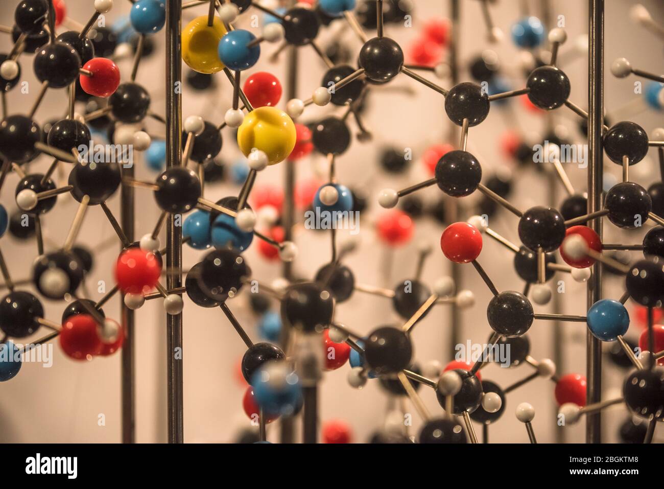 Plastic molecule educational model Stock Photo - Alamy