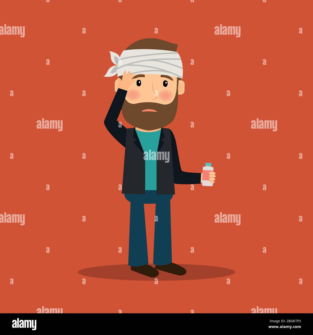 Head Bandage Cartoon