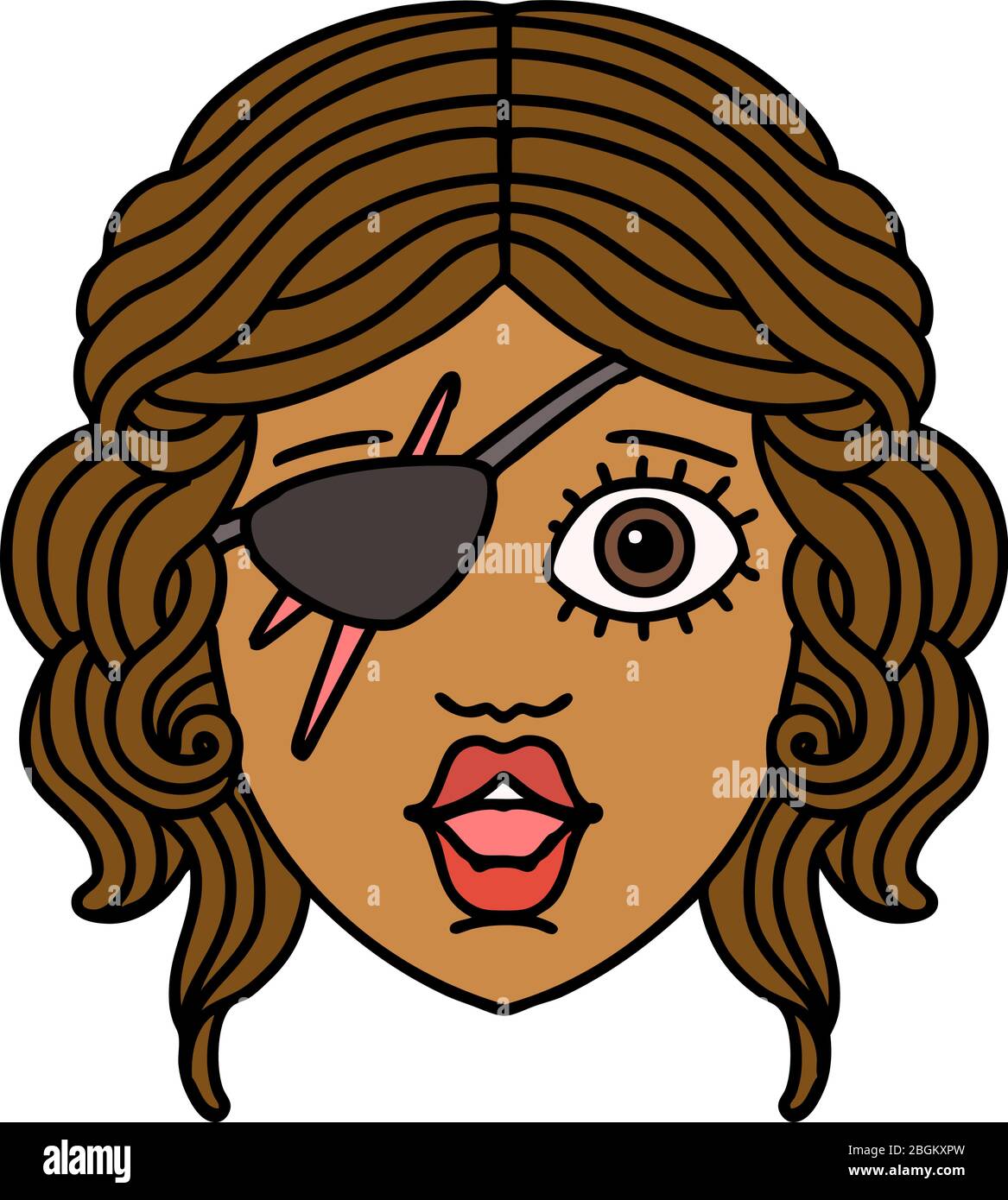 Retro Tattoo Style human rogue character Stock Vector Image & Art - Alamy