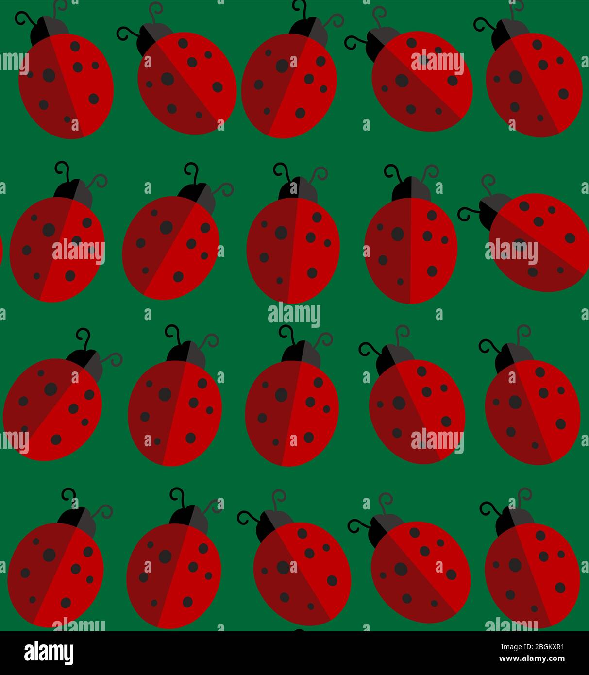 Ladybird or lady-bird background . Vector illustration Stock Vector ...