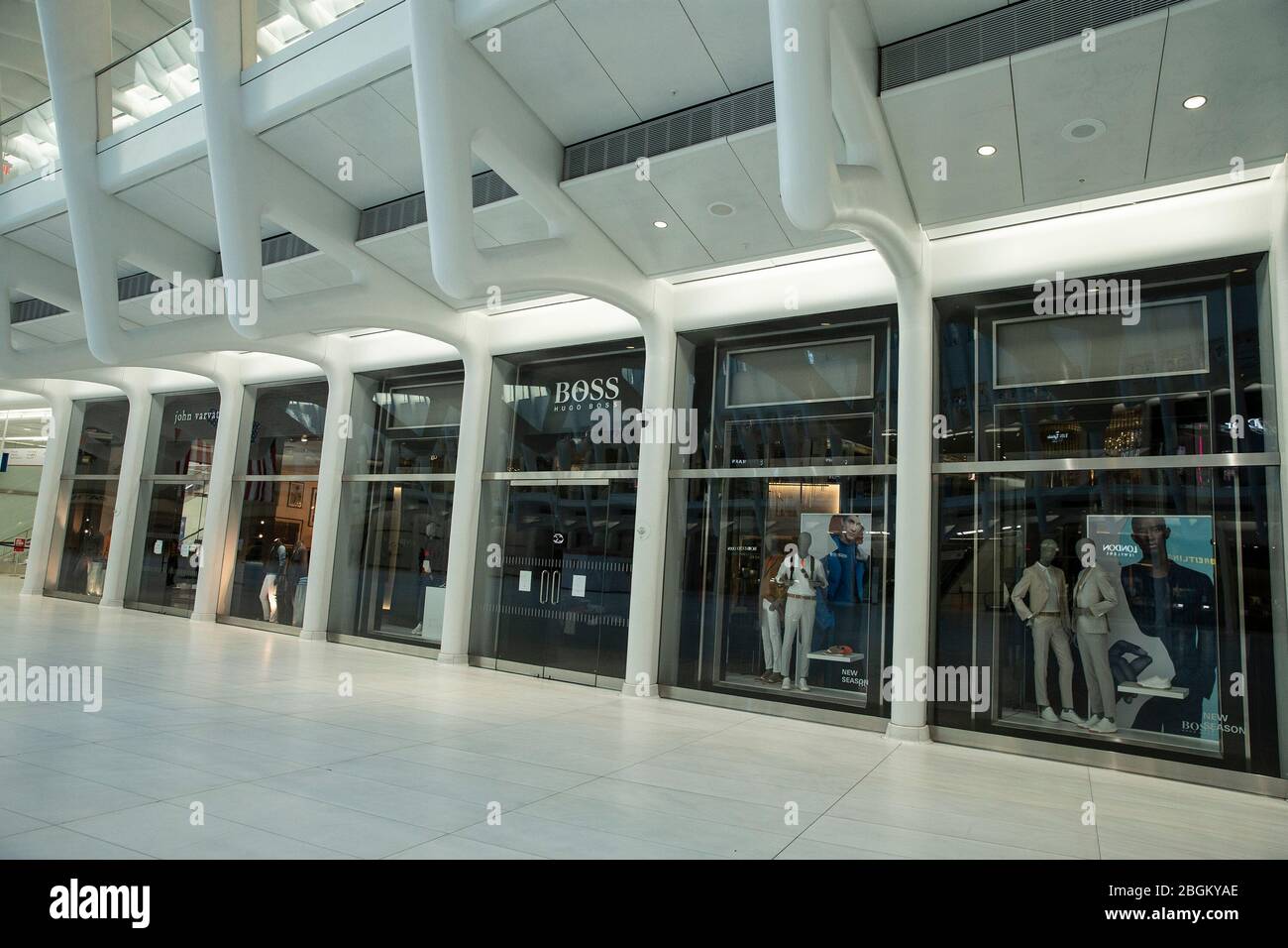 New York, United States. 21st Apr, 2020. All stores are closed because ...