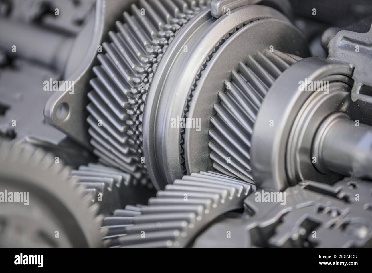 details of New Machine Gears Stock Photo - Alamy