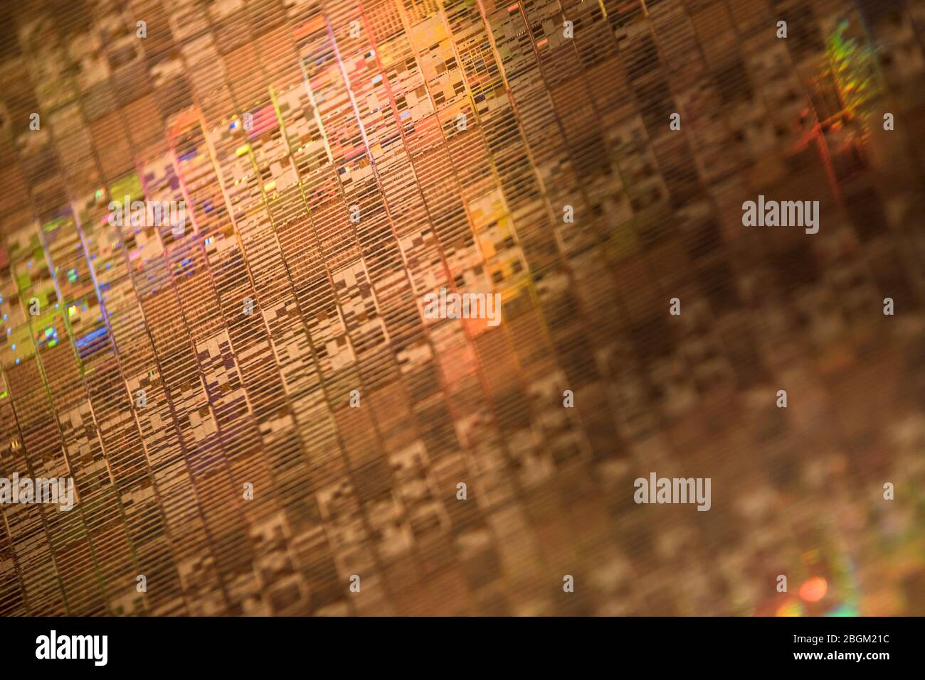 close-up of Silicon wafer Stock Photo - Alamy