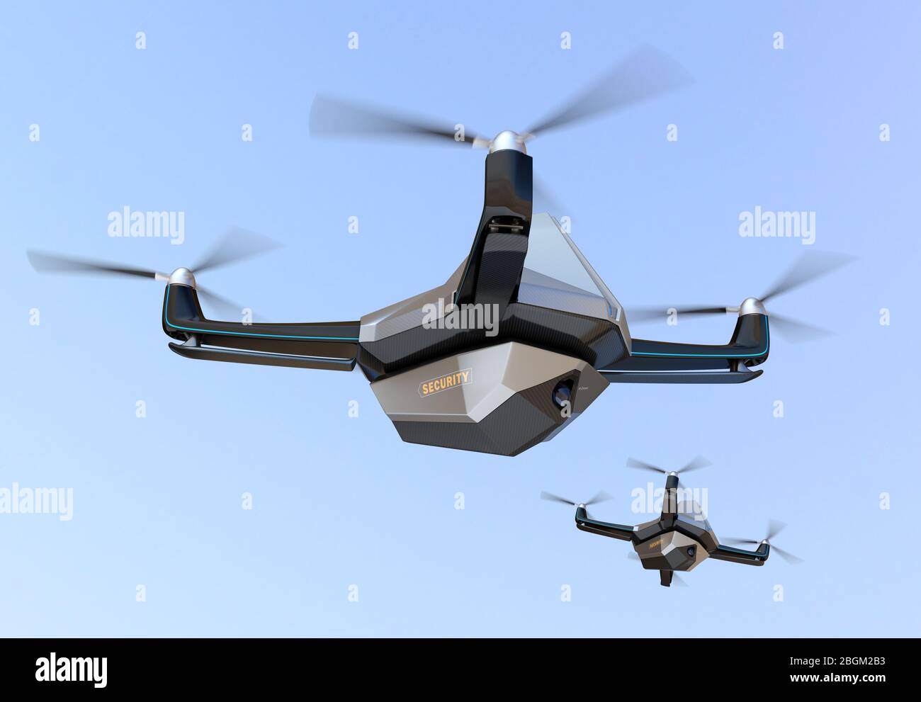 Unmanned aerial drones hi-res stock photography and images - Alamy