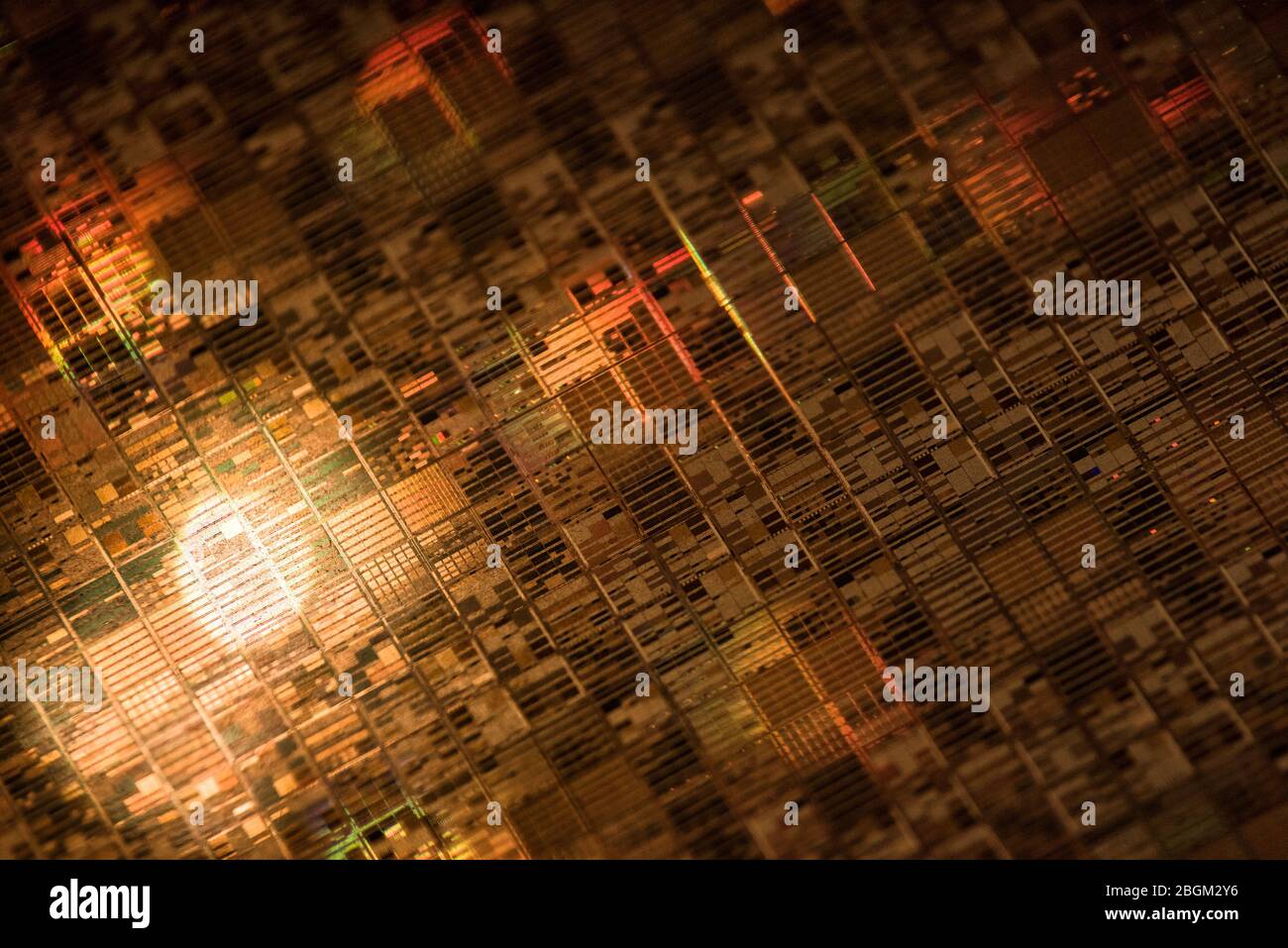 Electronic Silicon Wafer High Resolution Stock Photography and Images ...