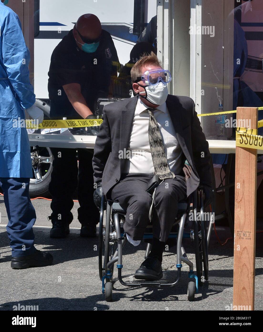 Union Rescue Mission CEO Rev. Andy Bales checks in at COVID-19 at a LA ...
