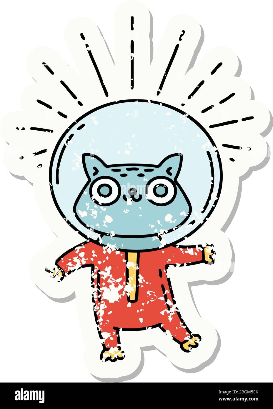 Old astronaut in space Stock Vector Images - Alamy